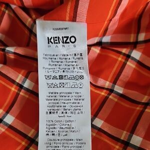 Kenzo | Jackets & Coats | Kenzo White Jacket With Colorful Patches ...
